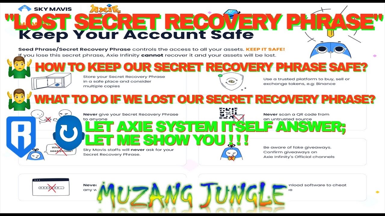 LOST SECRET RECOVERY PHRASE OF RONIN (What you can do?) - YouTube