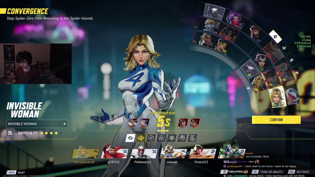 "WHAT AM I? INVISIBLE?" SuperTF - INVISIBLE WOMAN 45K HEALS GAMEPLAY ...