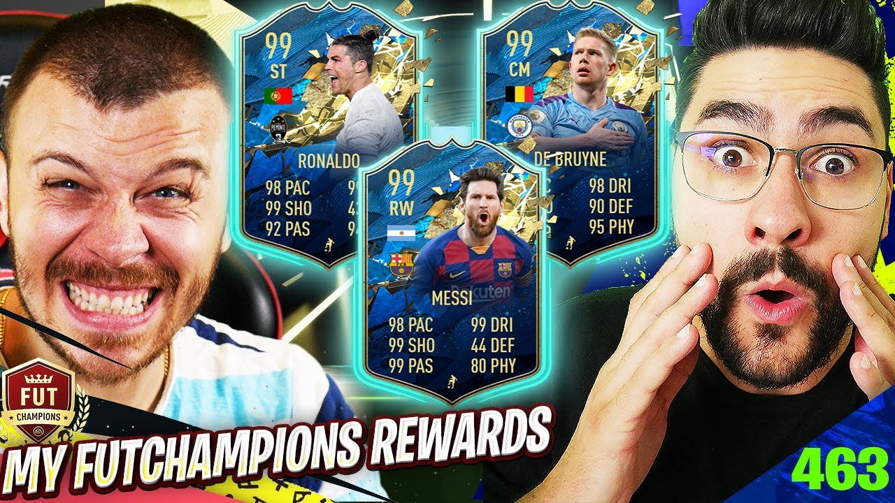 MY FUTCHAMPIONS REWARDS PACK OPENING WITH KRASI & 90+ DOUBLE UPGRADE ...