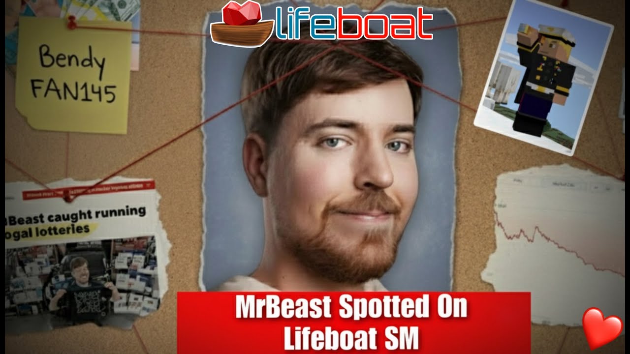 I MET MRBEAST ON LIFEBOAT SURVIVAL MODE!! | Minecraft Lifeboat Survival ...