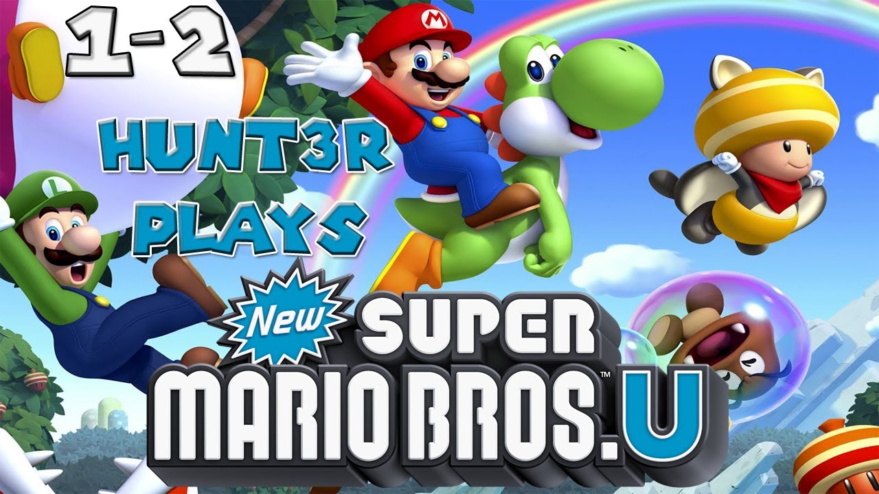 New Super Mario Bros. U 1-2 : Gems Everywhere! - YouTube