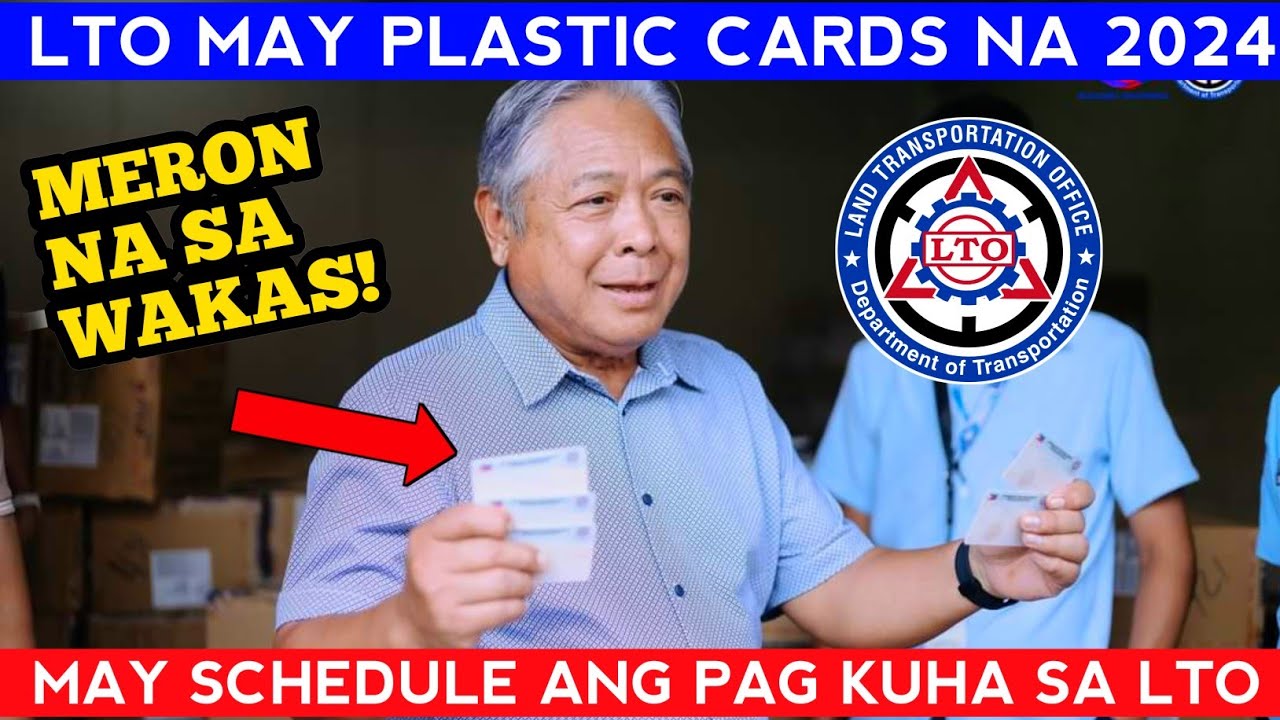 LTO may Plastic Cards na! | Driver's License Update 2024 - YouTube