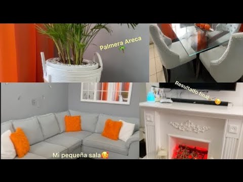 🧹Limpieza y decoración 🪴de mi pequeña sala resultado final comedor|sala