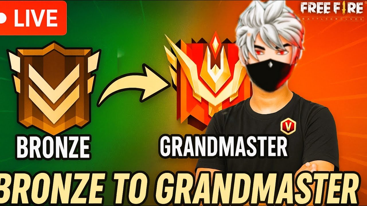 FREE FIRE LIVE BR RANK PUSH { TARGET 100K SUB }. LZ ASHIK IS LIVE # ...