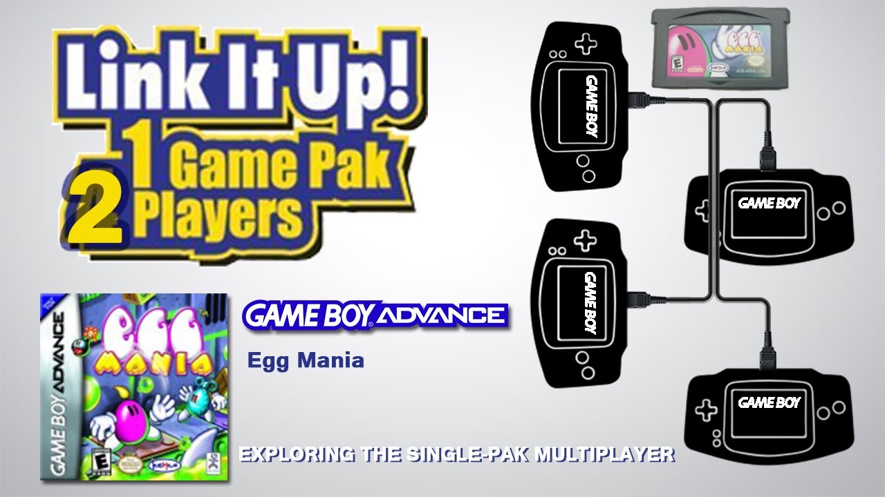 GBA Single-Pak link - Egg Mania (fun 2p puzzle game, HIDDEN GEM! Reverse Tetris!) - YouTube