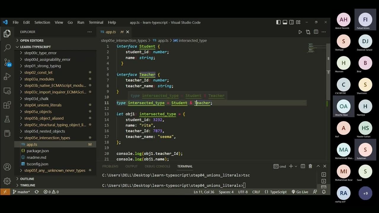 Typescript Quiz Preparation Part 2 (Step 5d to 10) - YouTube