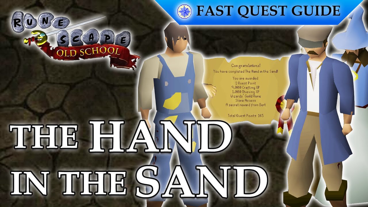 The Hand In The Sand Quest | OSRS Quality Quick Guide [2024] - YouTube