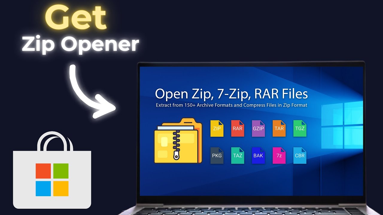 Microsoft Zip File Opener - FREE - YouTube