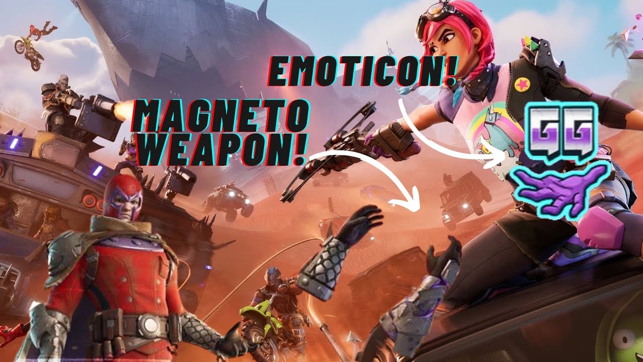 Fortnite Magneto weapon and cosmetics! - YouTube