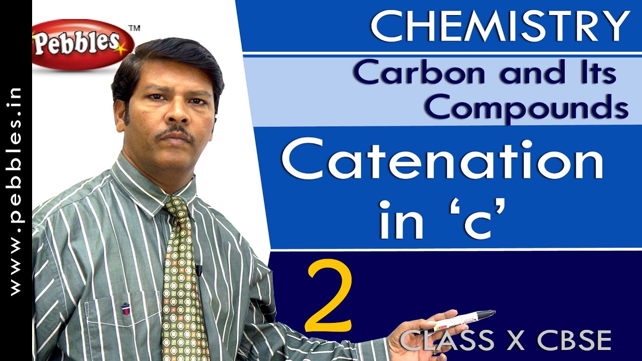 Catenation in ‘c’ | Carbon and Its Compounds | Chemistry | CBSE Class ...