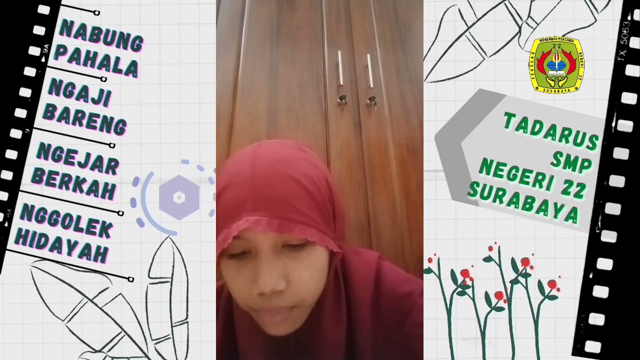 Aninda Putri Kinanti 8J, 1 November 2021, Tadarus Dapuda - YouTube