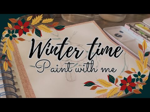 Painting a Winter scene with Paul Rubens | Paint with Me! 🎨 Watercolor ...