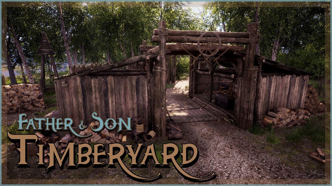 Father and Son Timberyard 🌲 Medieval Dynasty - YouTube