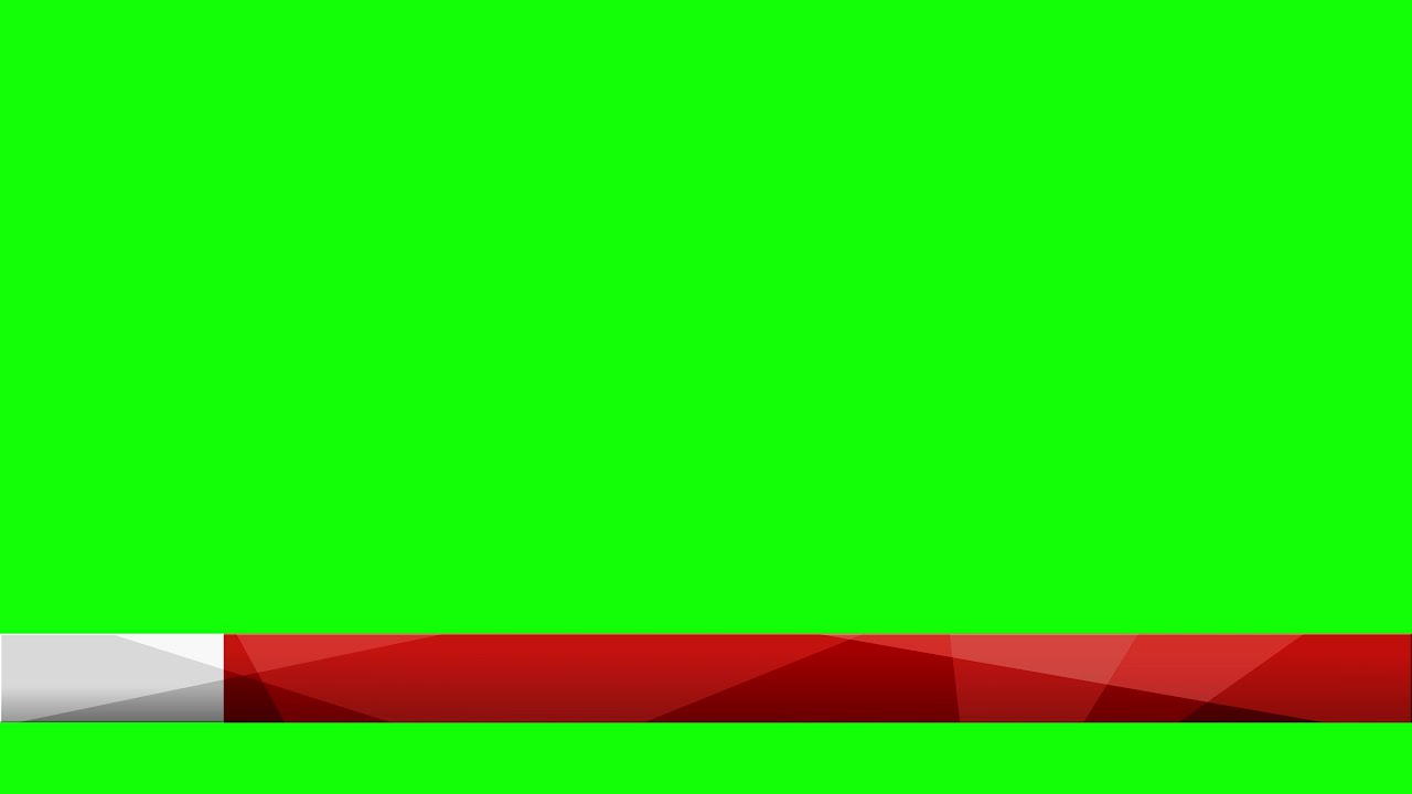text slide box animation green screen, news text rolling box green ...