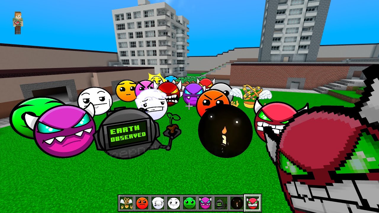 Lobotomy Nextbots V3 | Geometry Dash Difficulty Faces | MCPE - YouTube