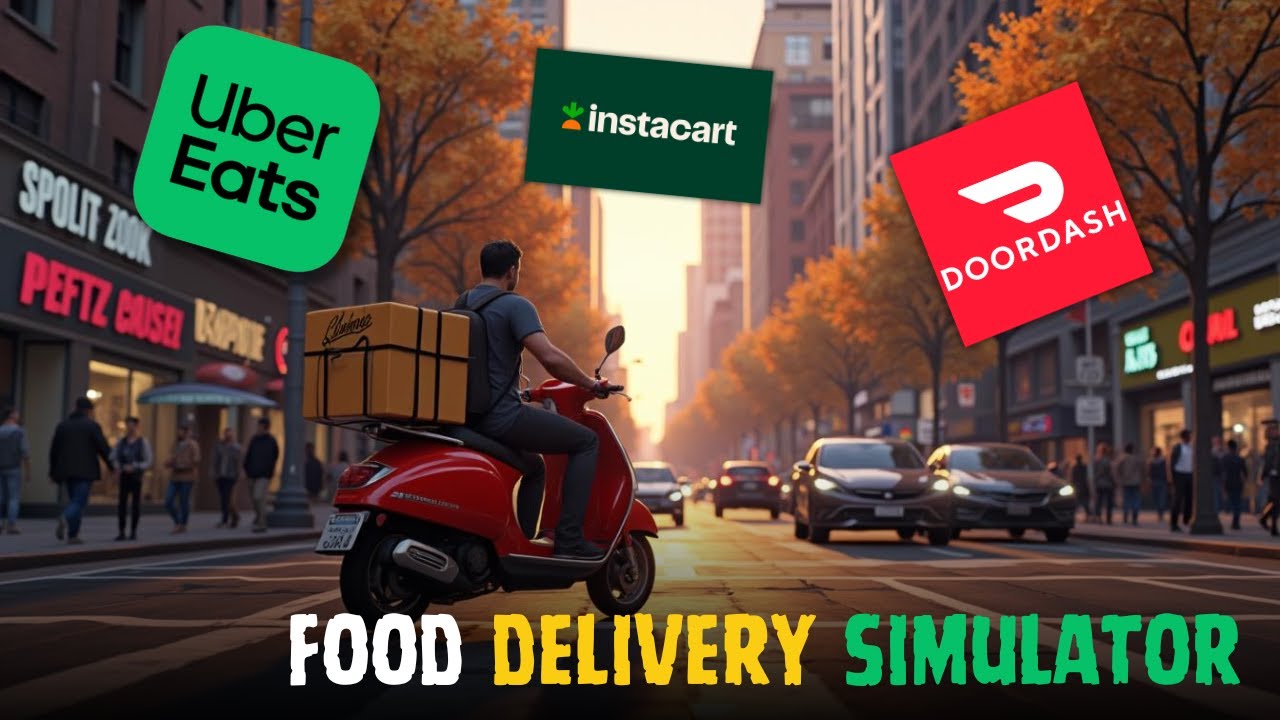 Food Delivery Simulator Gameplay Is Surprisingly REALISTIC And FUN ...