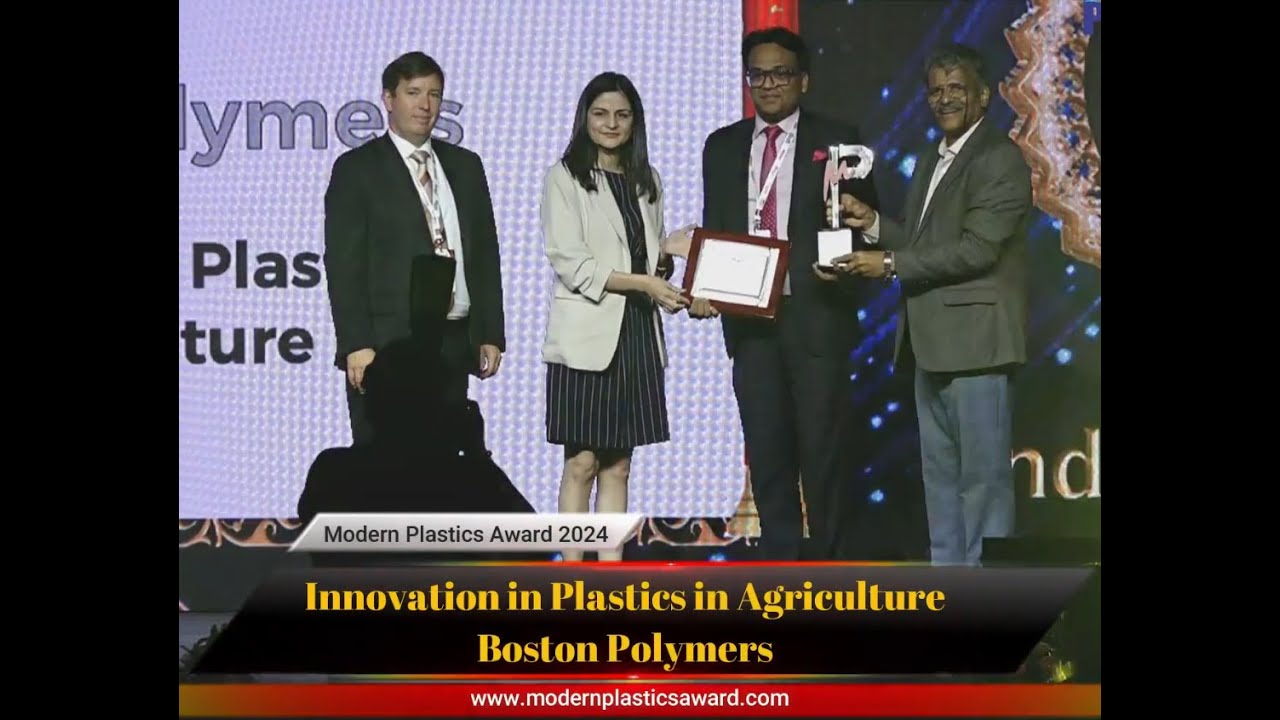 Winner of Innovation in Plastics in Agriculture - Boston Polymers at ...