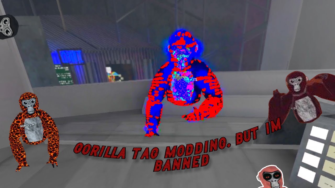 Gorilla tag Modding... But im banned - YouTube