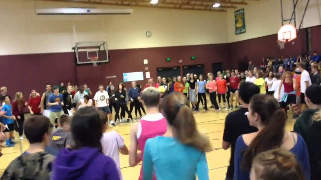 Zumba® Express Yourself at Rosemont Ridge Middle School - YouTube
