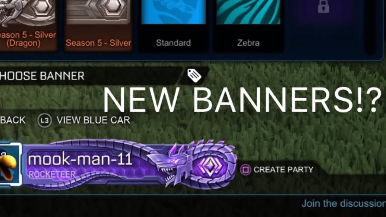 ROCKET LEAGUE AUTUMN UPDATE - Featuring NEW BANNERS, Transparent ...