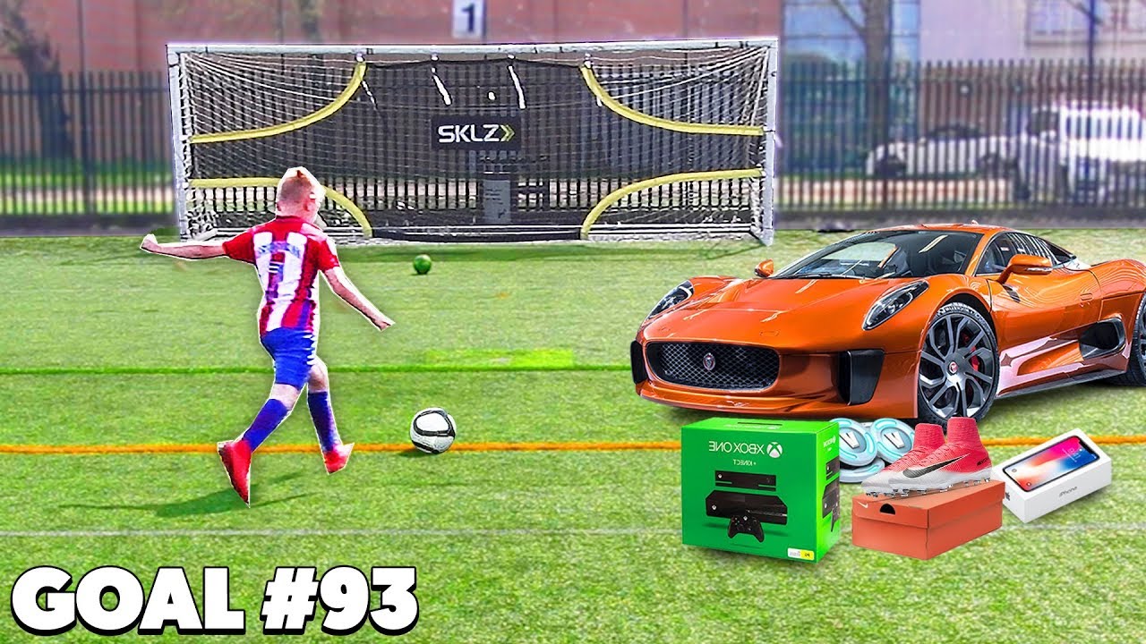 SCORE A GOAL, I’LL BUY YOU ANYTHING CHALLENGE!! - YouTube