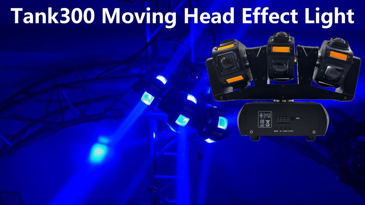 Tank300 Moving Head Effect Light - YouTube