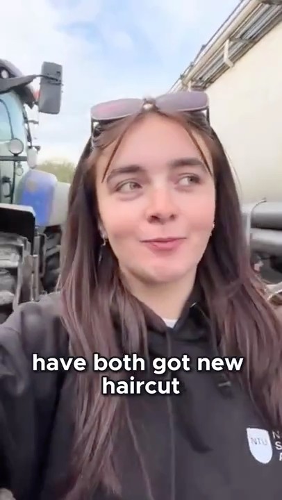 New Haircuts and Farm Life: See Our Fresh Looks After a Busy Day! # ...