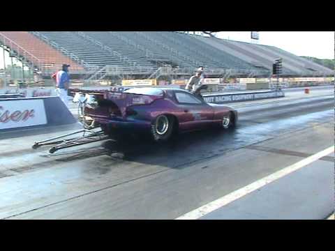 Blown Pontiac Pro Mod Firebird of Mark Kauffman runs 6.84 at 204.57 mph ...