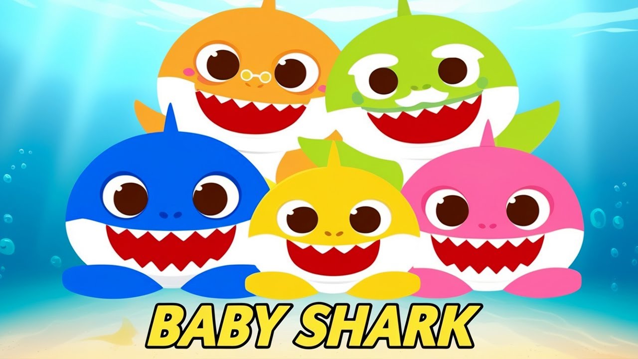 Baby Shark Dance Compilation 🎶 Kids Songs and Rhymes - YouTube