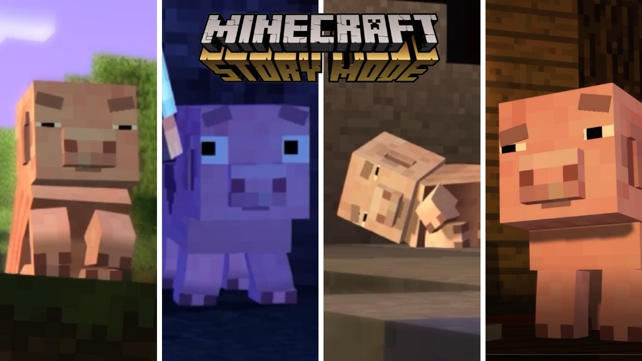 Minecraft: Story Mode Season 1 - All Reuben Moments - YouTube