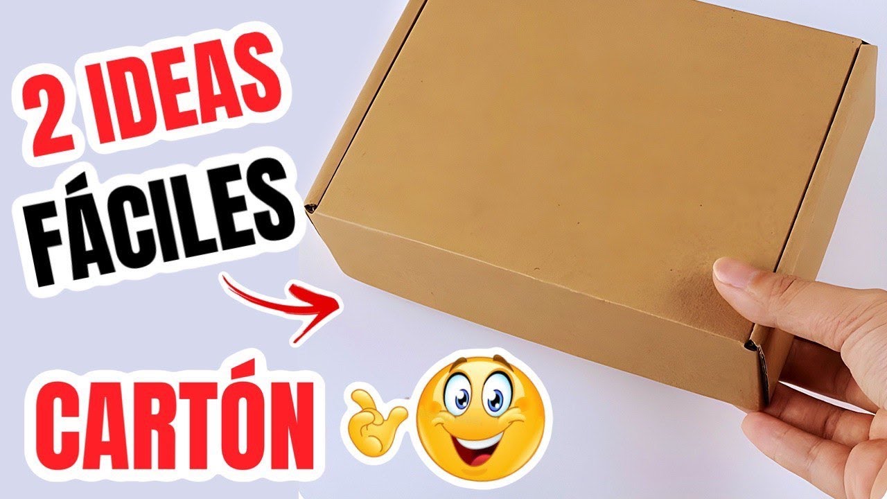 2 IDEAS geniales para REALIZAR con cartón ⭐️MANUALIDADES fáciles y ...