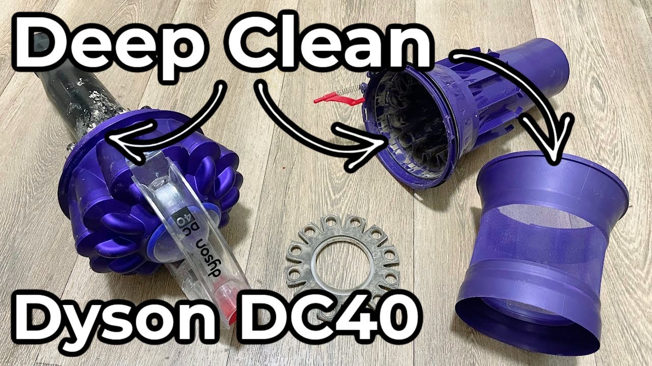 How to Deep Clean Dyson DC40 Cyclone Canister (Safely & Properly ...