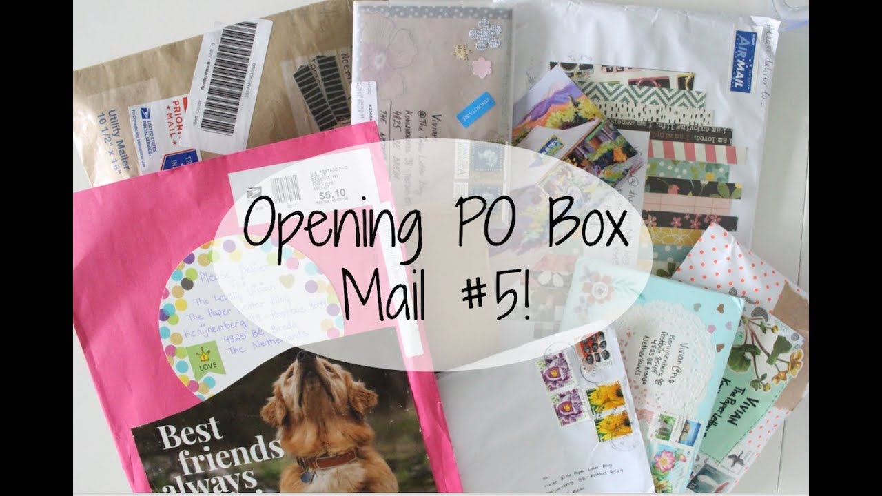 Opening PO Box Mail #5! - YouTube