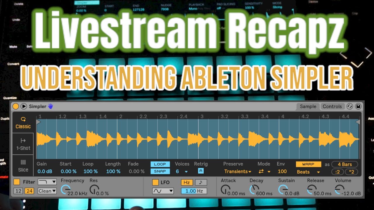 Understanding ABLETON SIMPLER simple & easy to use - YouTube