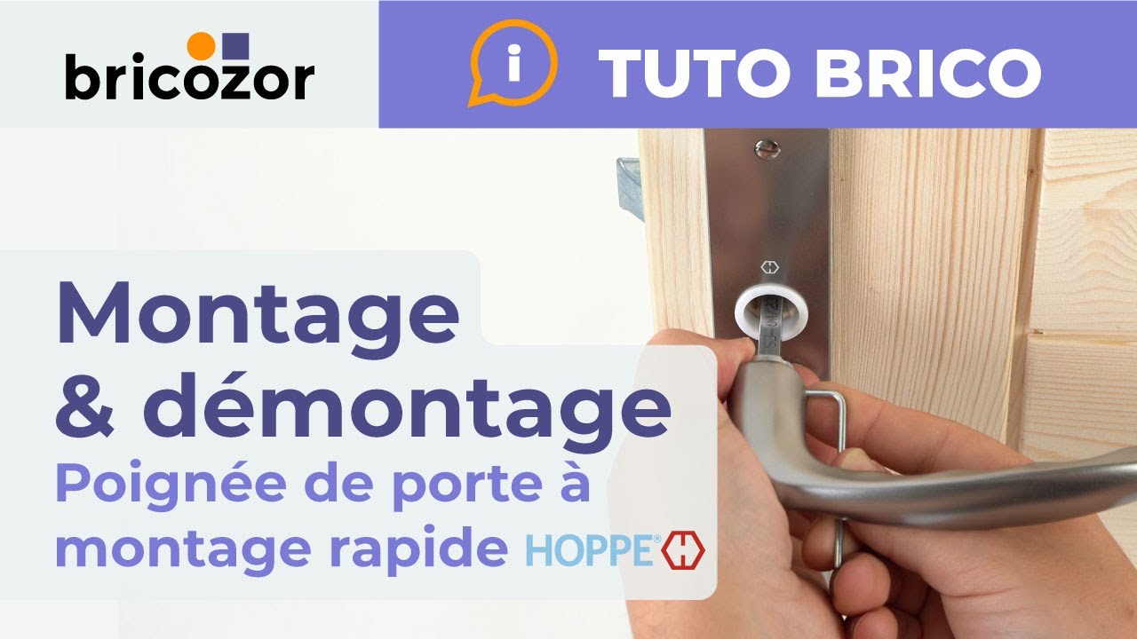 Comment monter et démonter une poignée de porte avec un carré à montage ...