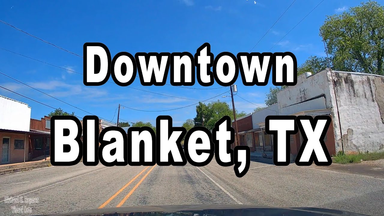 Driving Downtown Blanket, TX (Dash Cam) - YouTube