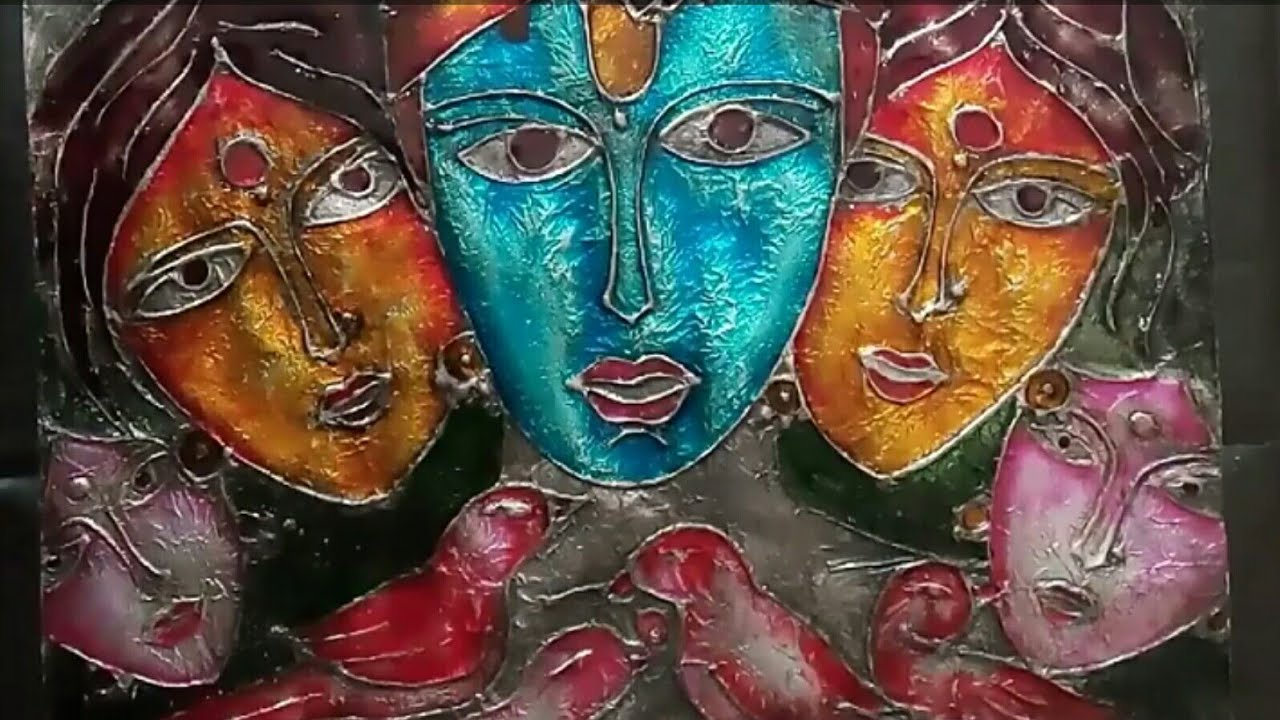 3d Metal relief art || Foil relief art || - YouTube