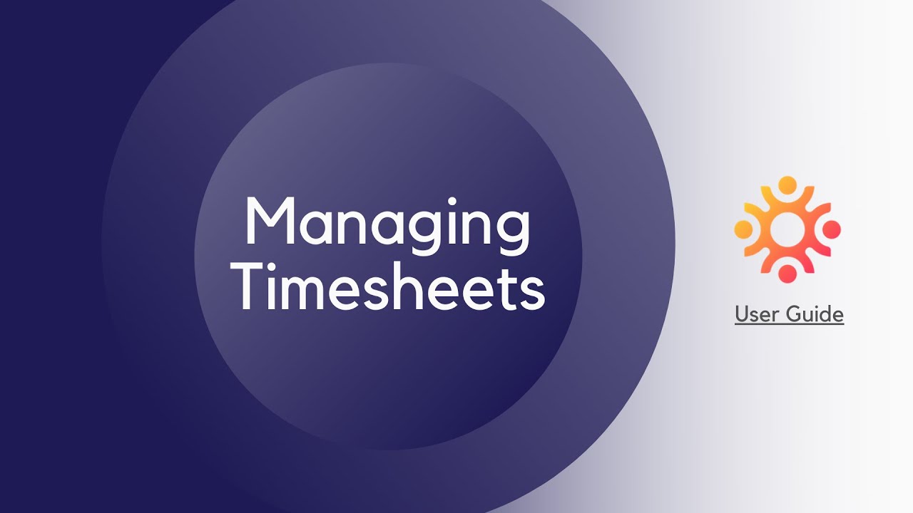 Managing Timesheets - YouTube