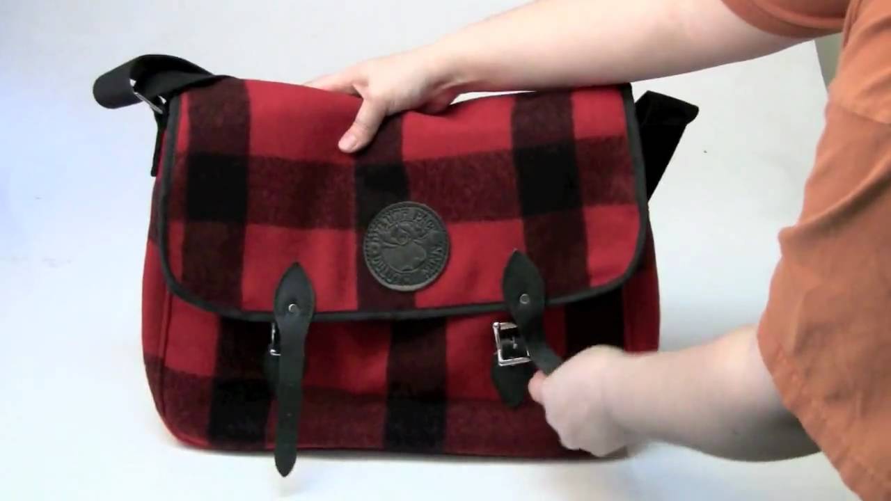 Duluth Pack Wool Laptop Book Bag - Wool Laptop Messenger Bag - YouTube