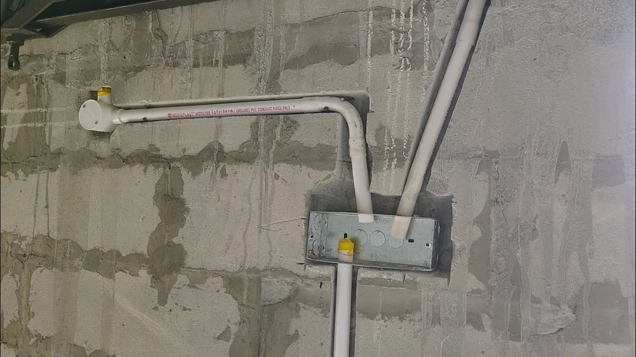 AAC Blocks Construction | AAC Block Electrical Piping Work | AAC Block ...