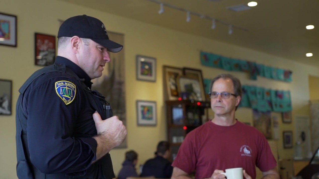 Meet Officers at Coffee With a Cop - YouTube