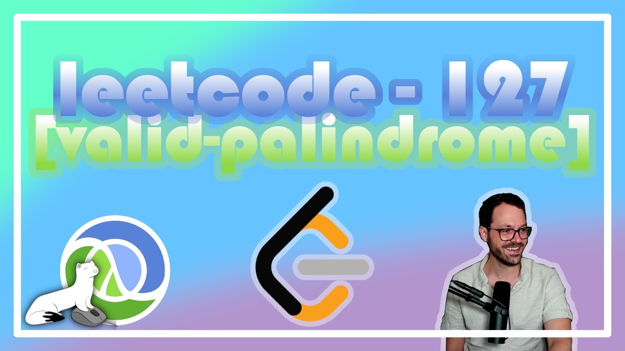 valid palindrome - leetcode 127 - clojure solution - YouTube