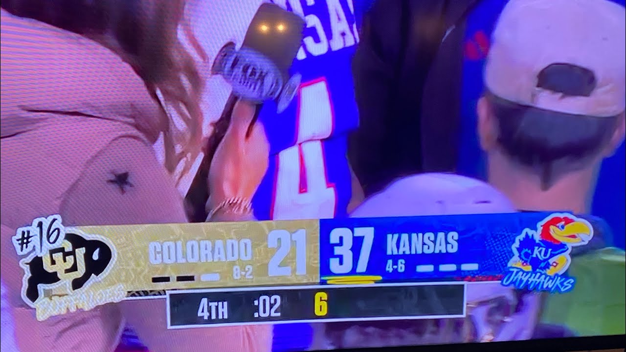 Colorado gets beat by Kansas 37-21 bad day for Buffalo football 🏈 - YouTube