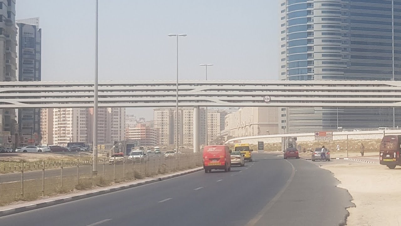 Dubai sharjah foot Bridge - YouTube