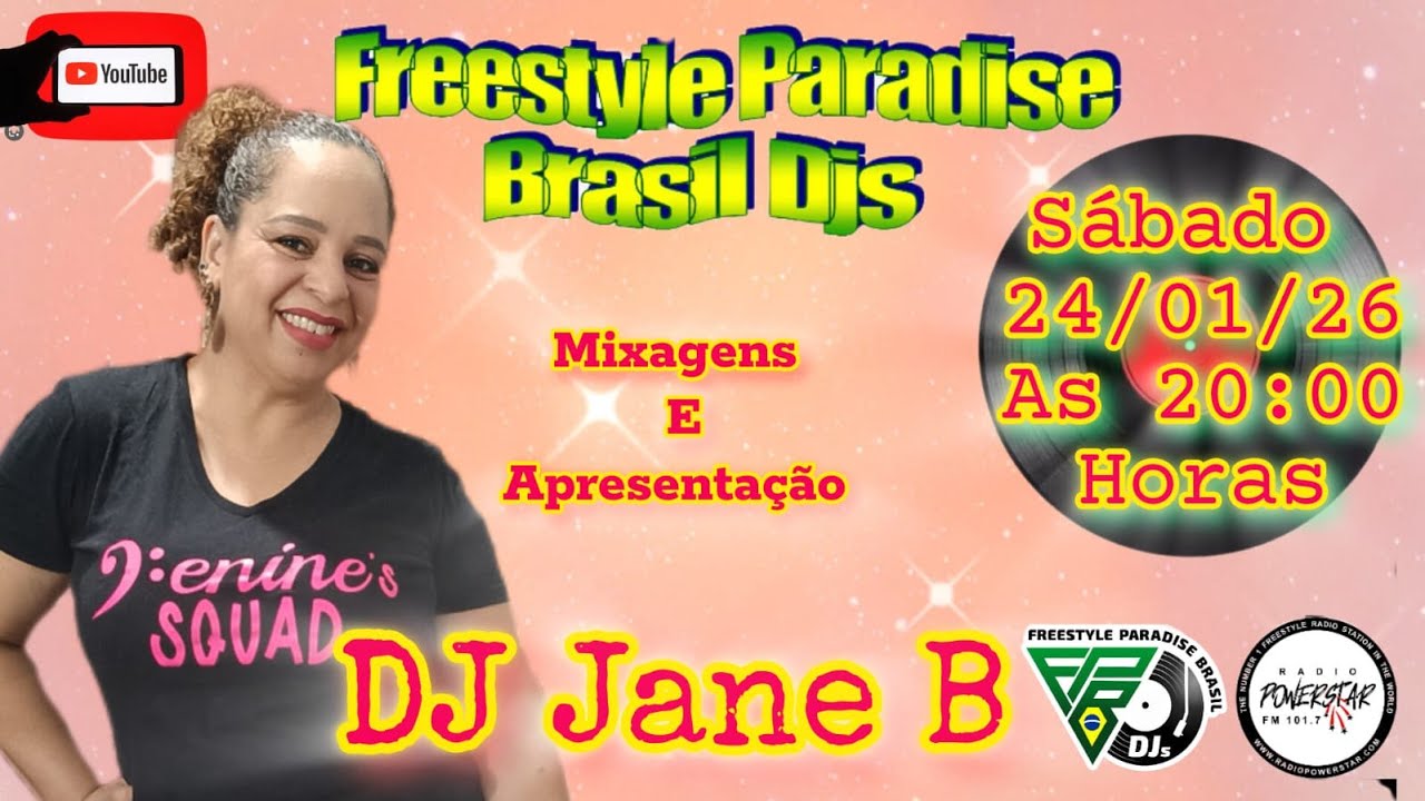 Dj Jane B - Freestyle Paradise Brasil Djs - 24/01/2026 - YouTube