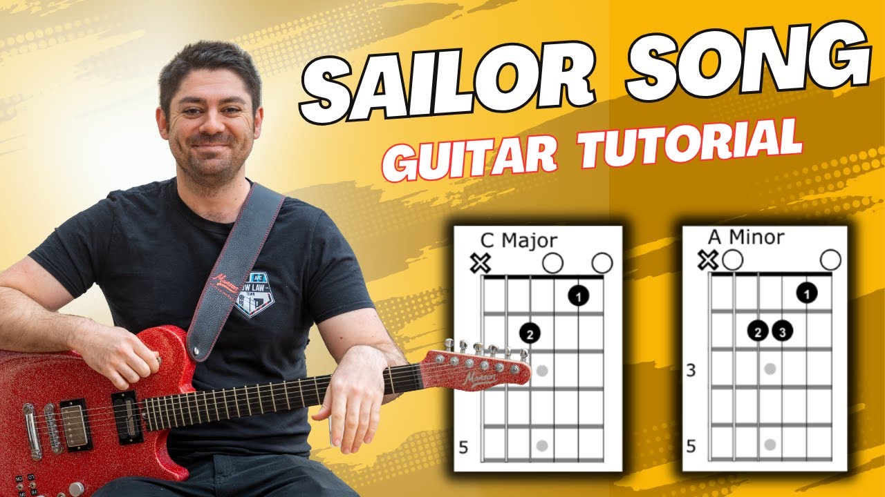 Sailor Song Gigi Perez Guitar Tutorial - YouTube