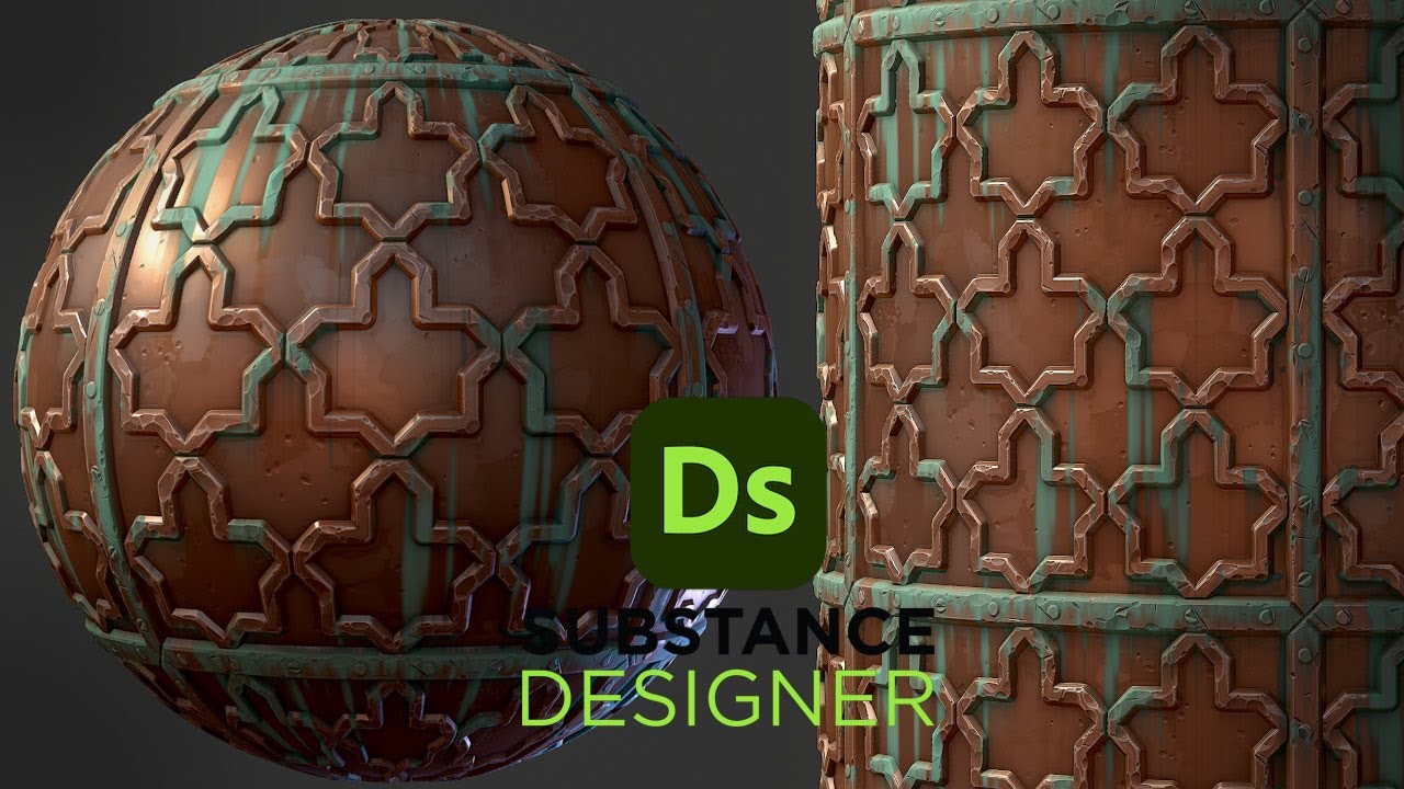 Stylized Metal Wall - Substance 3D Designer - YouTube