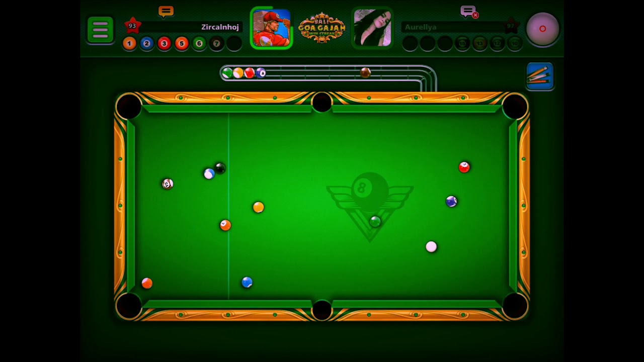 8 BALL POOL GAMEPLAY BALI GOA GAJAH WIN STREAK - YouTube