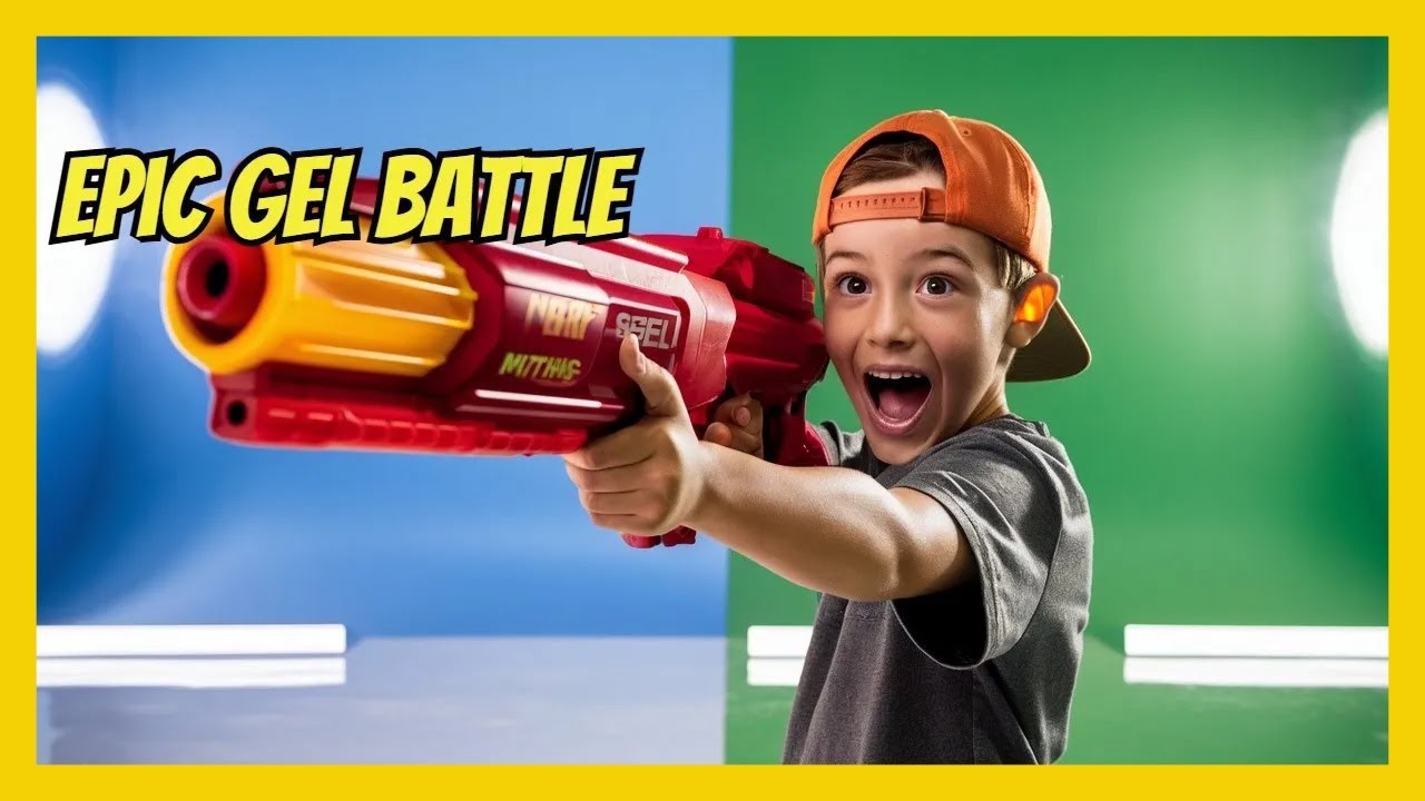NERF Pro Gel Fire MYTHIC: Unboxing and EPIC Battle - YouTube