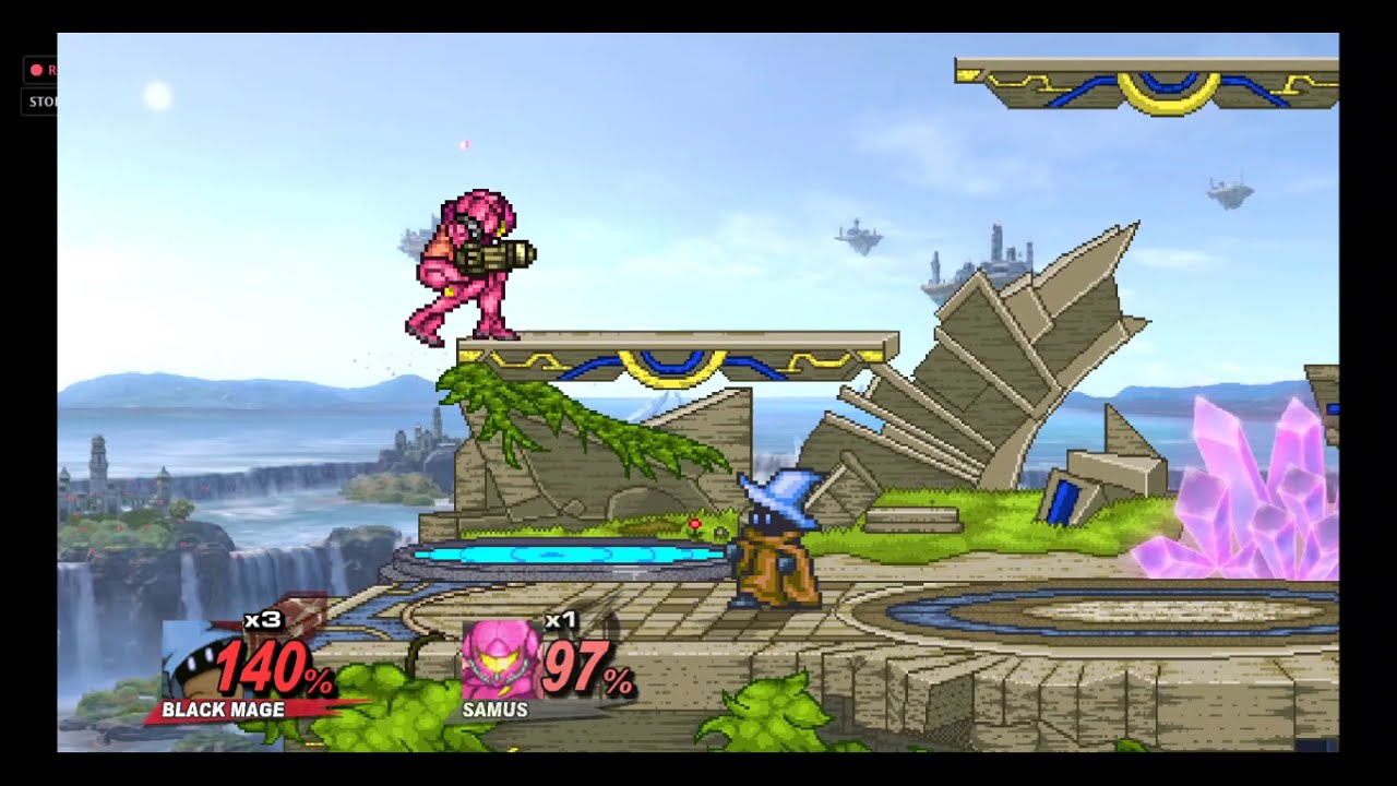 SSF2 Project B Patch 7 Gameplay - Black Mage - YouTube